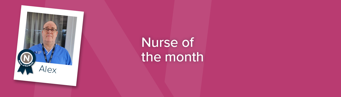 Congratulations Alex! March's Nurse of the Month - Scottish Nursing Guild
